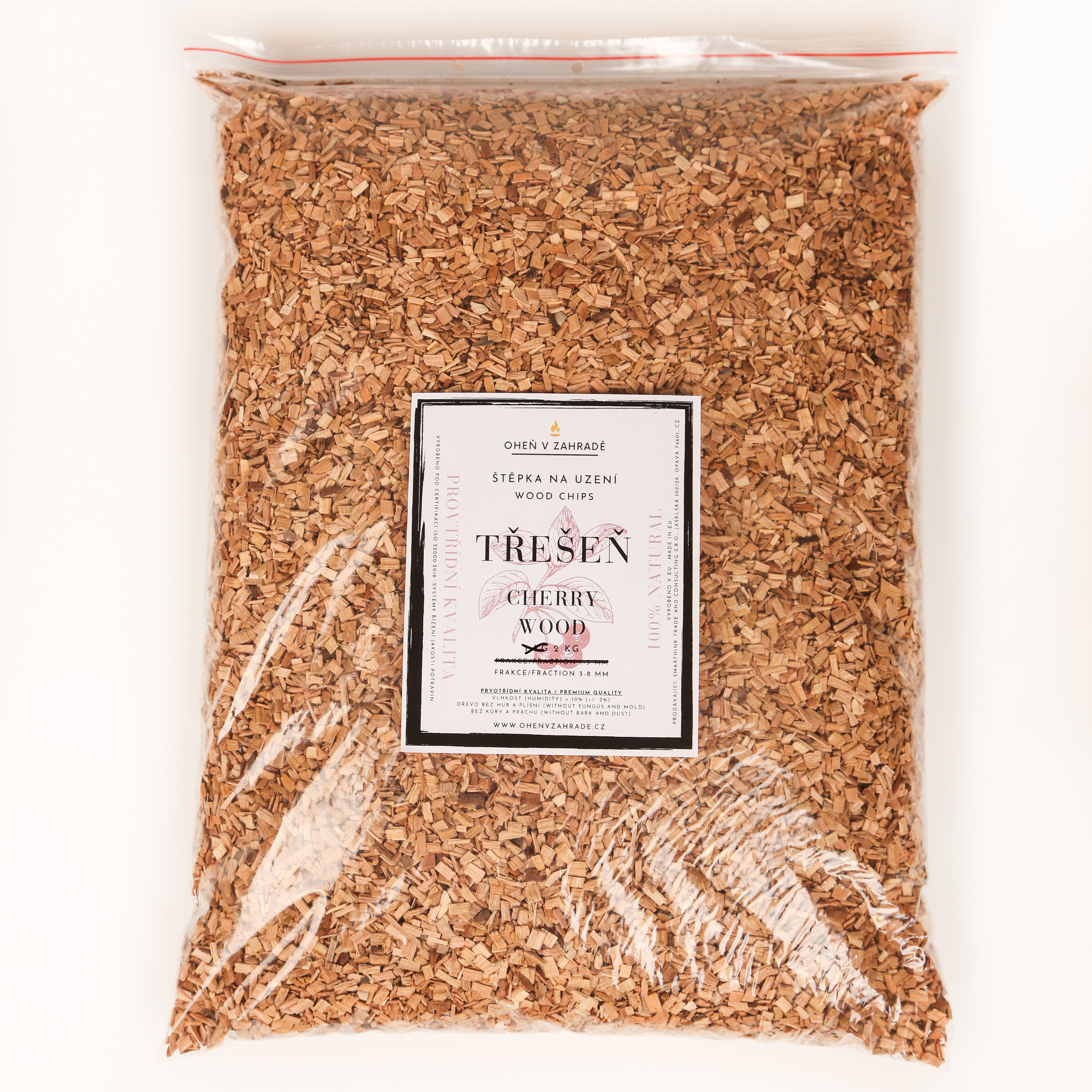 Dřevní štěpky na uzení 2 kg - Oheň v zahradě